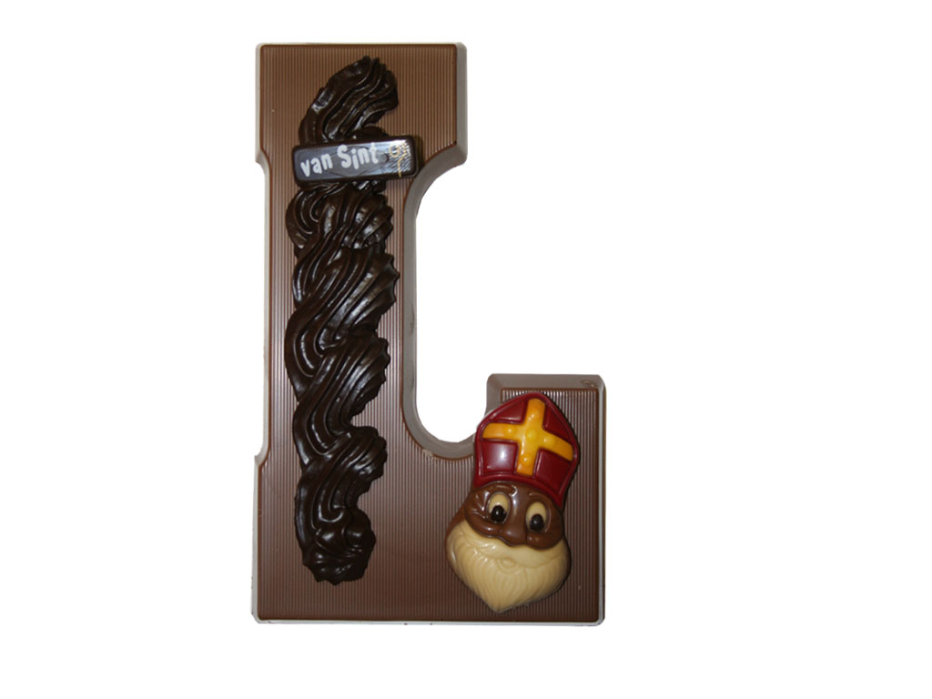 Chocolade letter L - De Bonbonnerie Chocolaterie