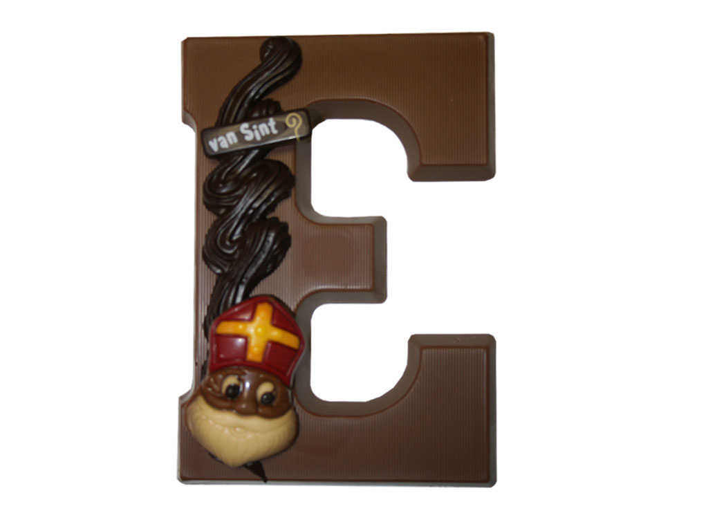 Chocolade letter E - De Bonbonnerie Chocolaterie