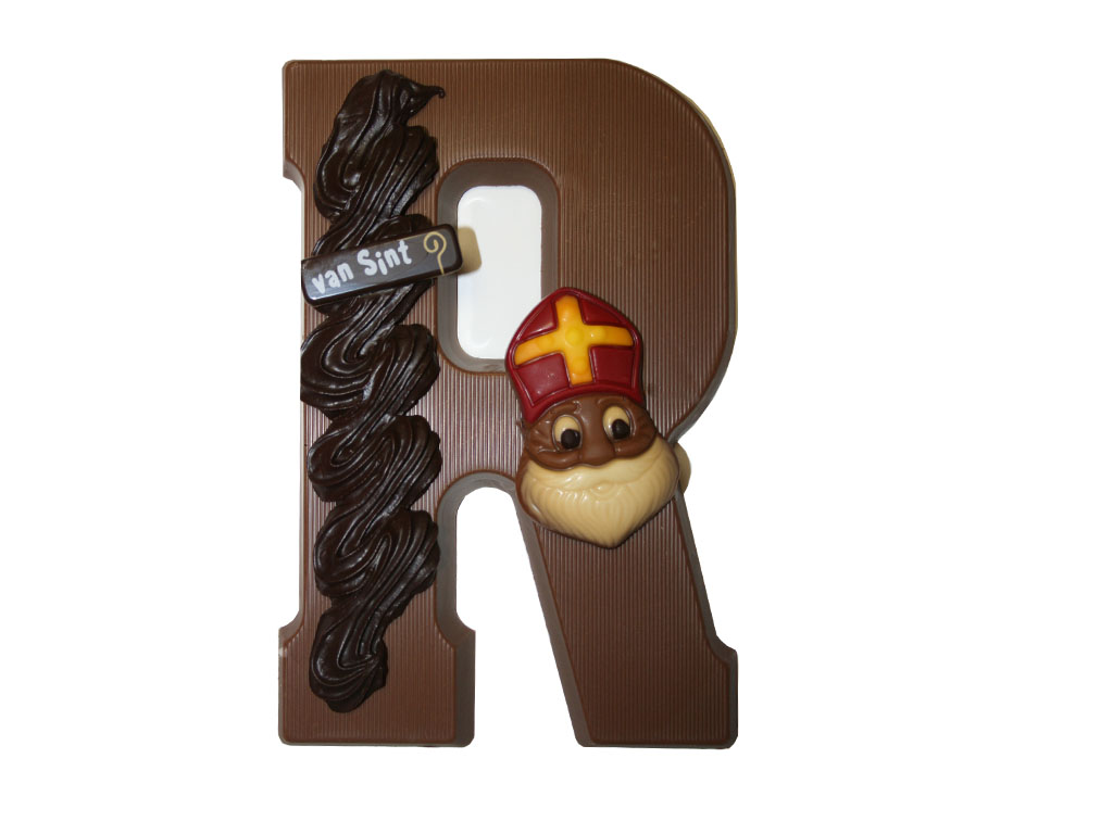 Chocolade letter R - De Bonbonnerie Chocolaterie