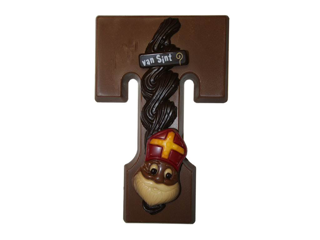 Chocolade letter T - De Bonbonnerie Chocolaterie