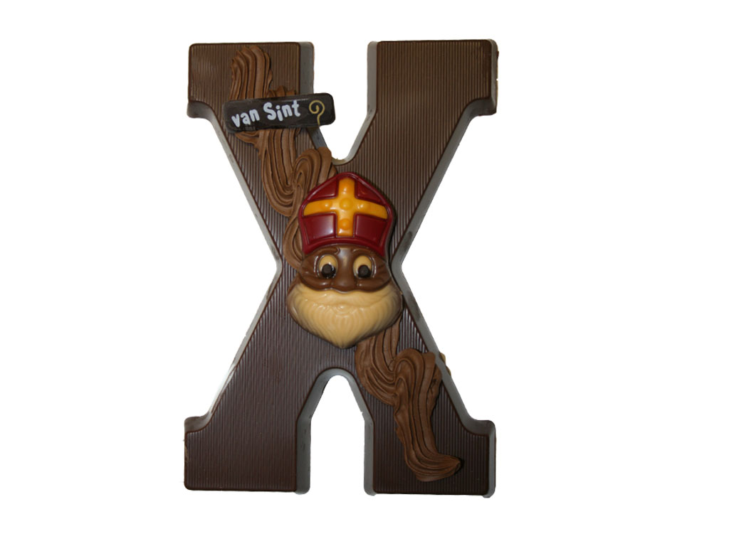 Chocolade letter X - De Bonbonnerie Chocolaterie