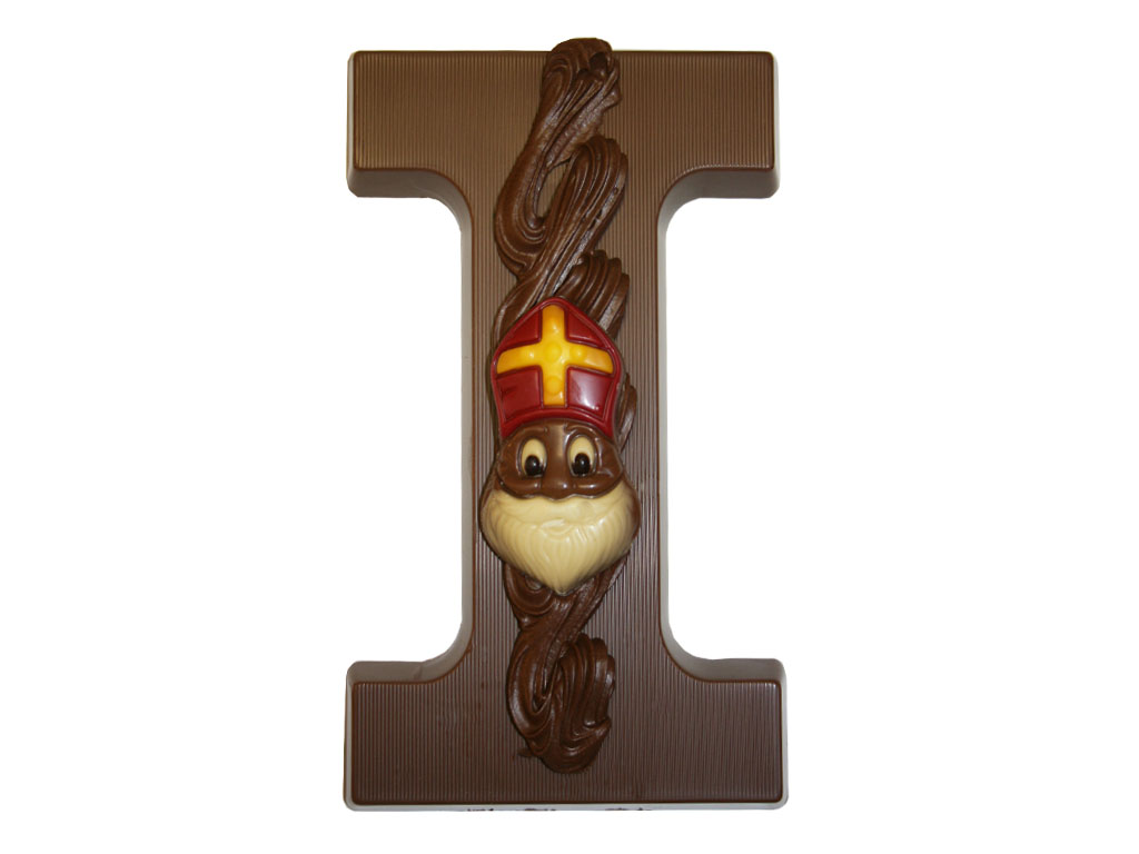 Chocolade letter i - De Bonbonnerie Chocolaterie