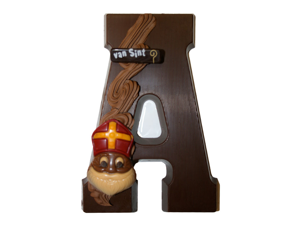 Chocolade letter A - De Bonbonnerie Chocolaterie